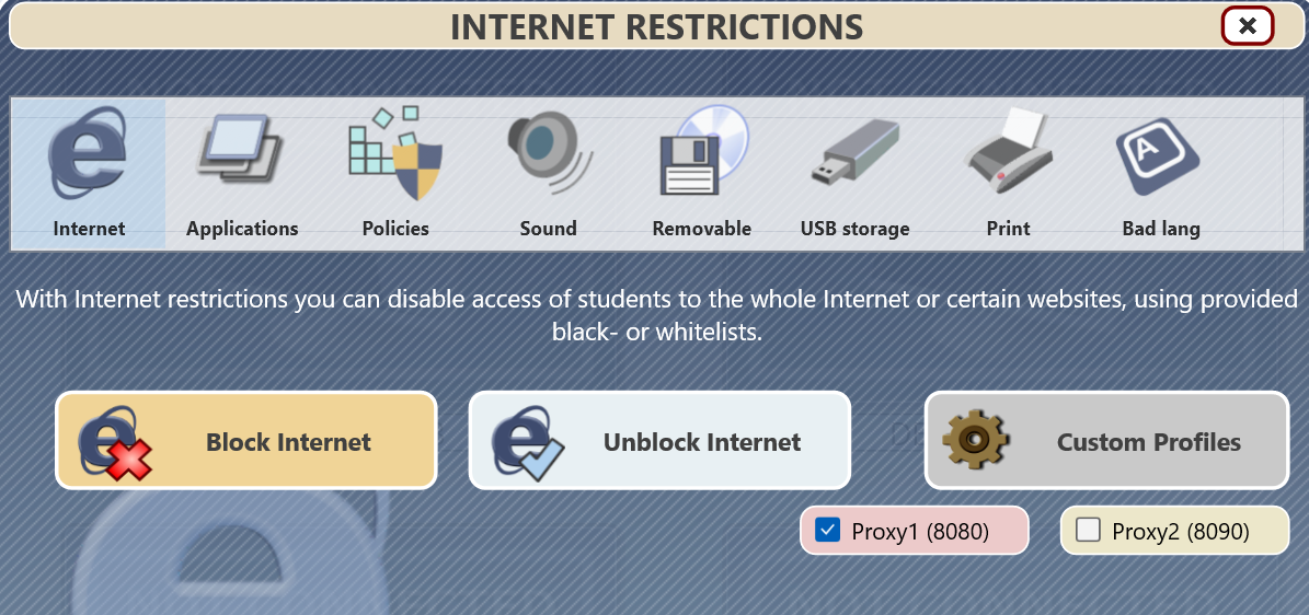 How to setup Web Proxy Server – Net Control ² Knowledge Base